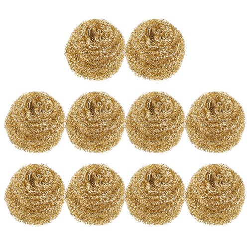 10Pcs brass cleaner String Ball Cleaning Silk Iron Steel Wool Copper ...