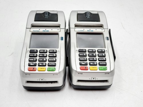 LOT OF 2 - First Data FD130 Credit Card Terminal | eBay