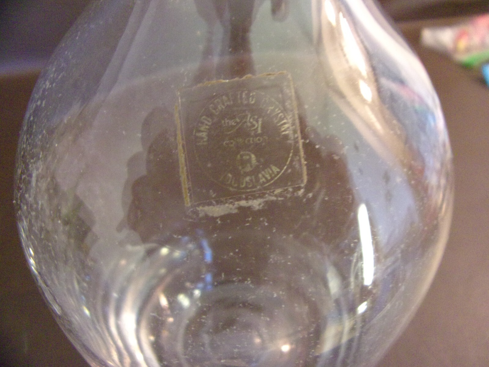 ASI Collection Crystal Decanter With Stopper Made In Yugoslavia | eBay