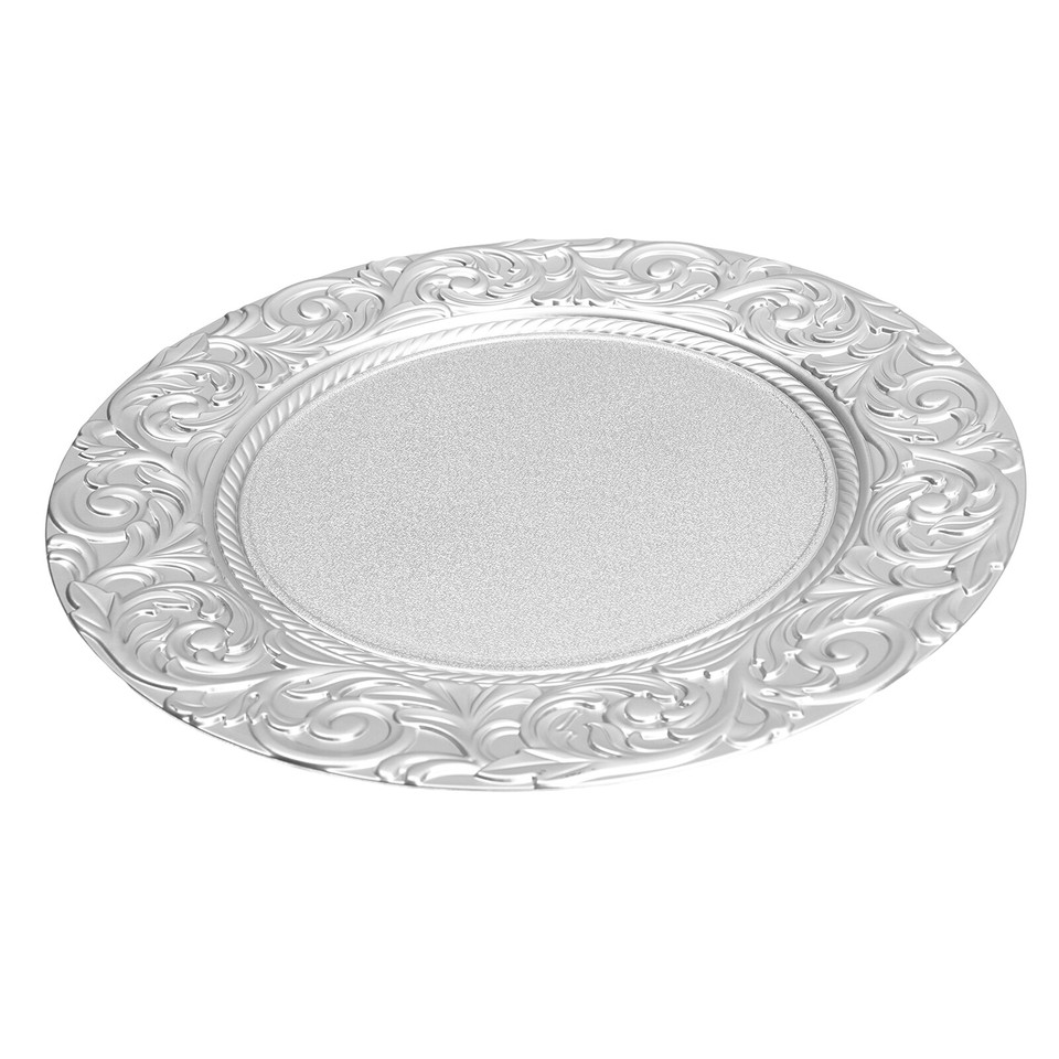 100 Pcs Charger Plates Bulk 13'' Round Dinner Plate Chargers for ...