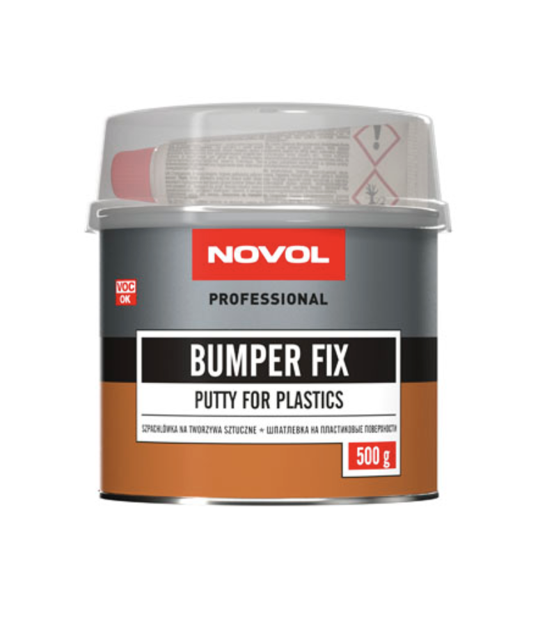 BUMPER FIX Professional Repair Kit Filler Putty Plastic Car Trim Grey ...