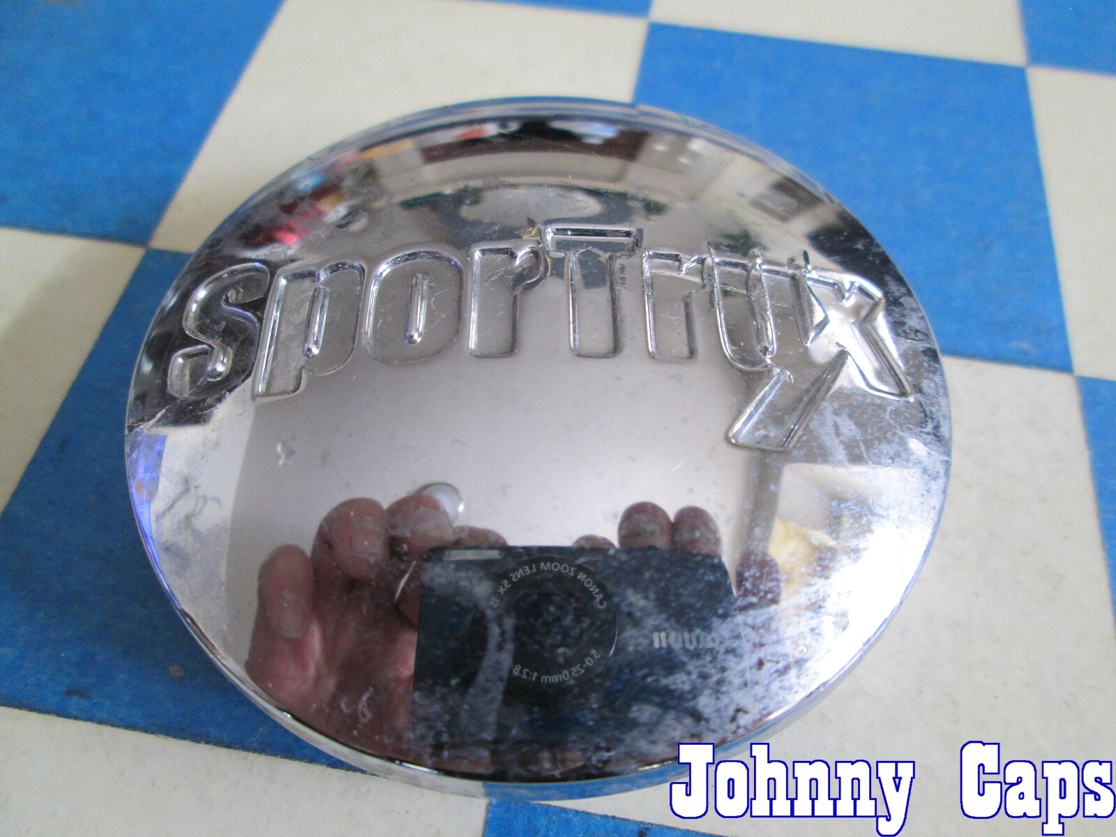 SPORTRUX Wheels # 7810-15 / S503-04 . USED CHROME Center Cap [38] (QTY ...
