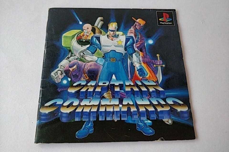 Captain Commando Sony Playstation Game /Game Disk,Case,Manual.Boxed set ...