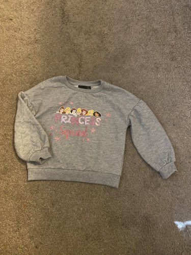 disney primark girls princess pullover sweatshirt size 5-6yrs | eBay