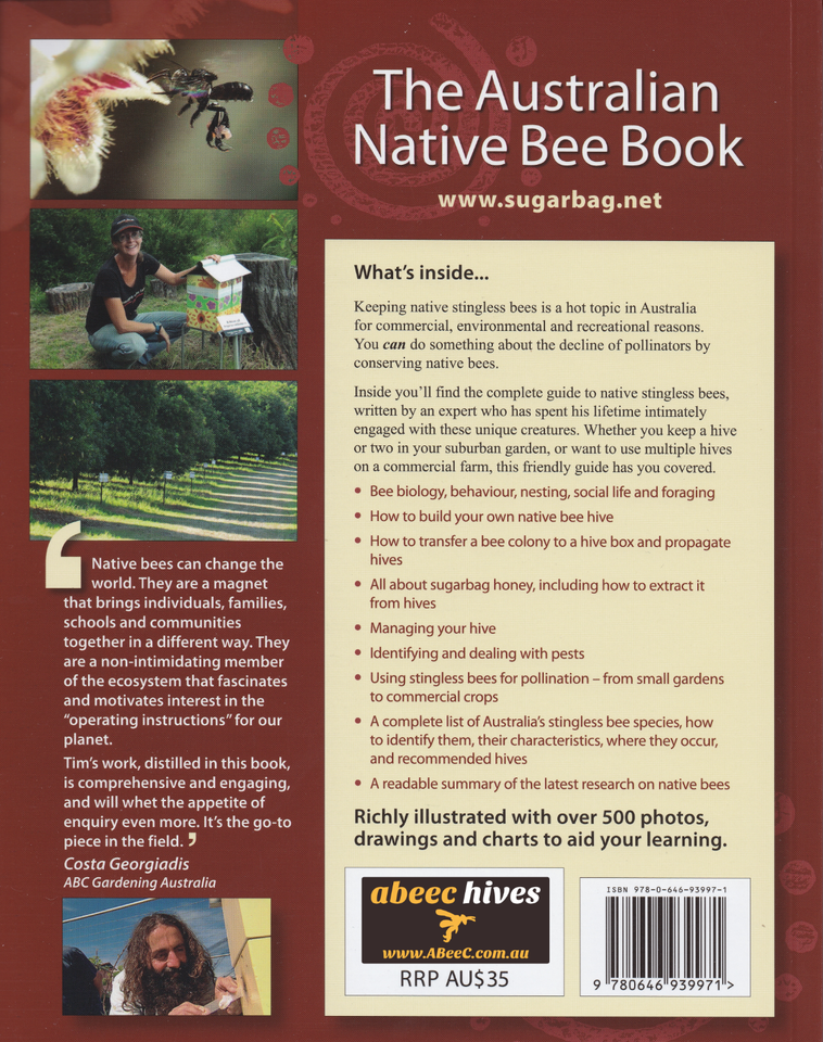 Tim Heard Australian Stingless Bees | Native Bee Book | OATH Beehive ...