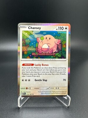 Chansey 113/165 - Scarlet & Violet - 151 -Pokemon TCG | eBay