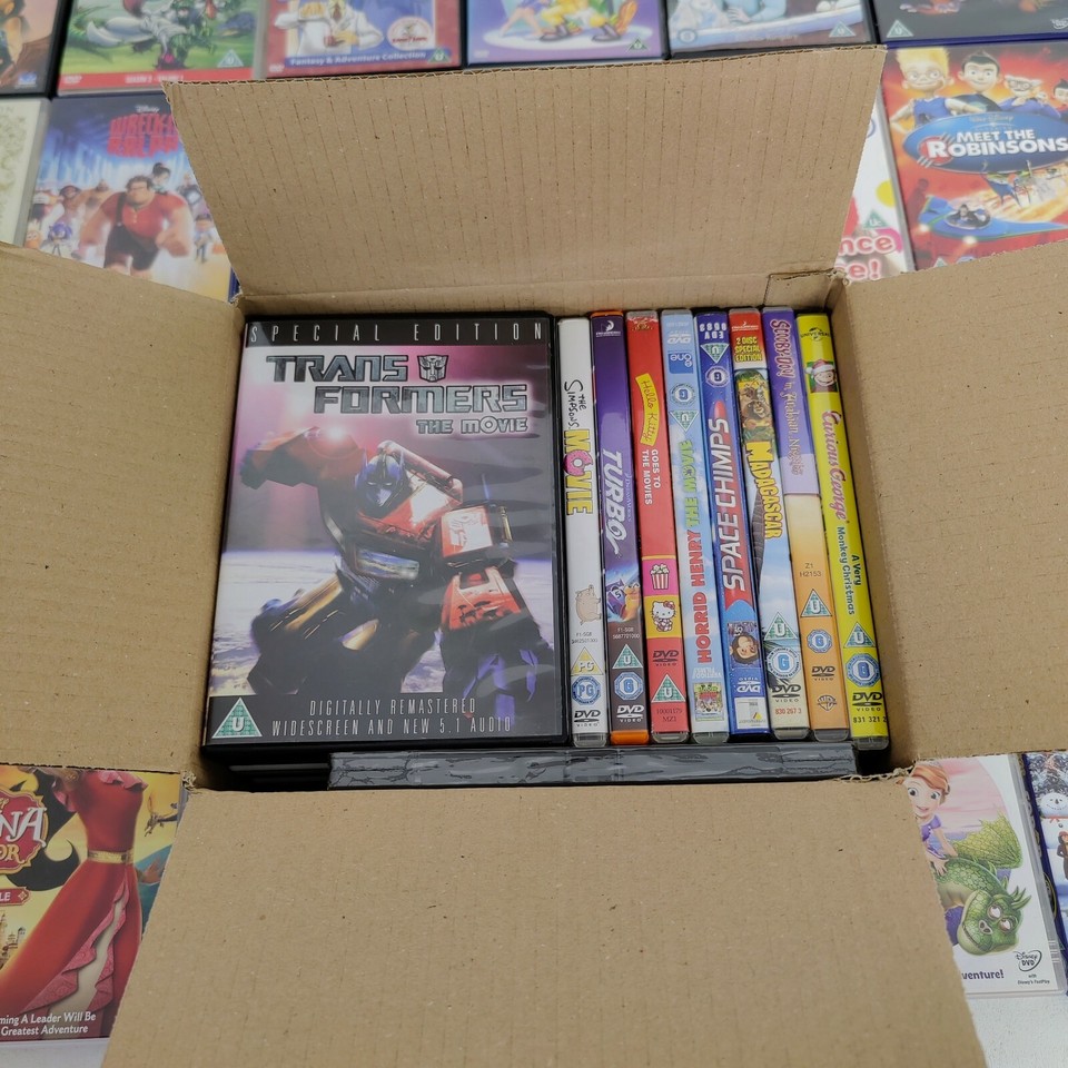 20x Children's DVD Bundle. Family, Kids, Job Lot. Disney, DreamWorks ...