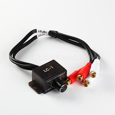 PAC LC-1 Car Bass Amplifier Remote Level Control Knob Stereo RCA Input ...