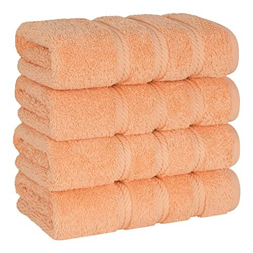 Luxury Hand Towels for Bathroom, 100% Cotton Hand Towel Set of 4 Malibu ...