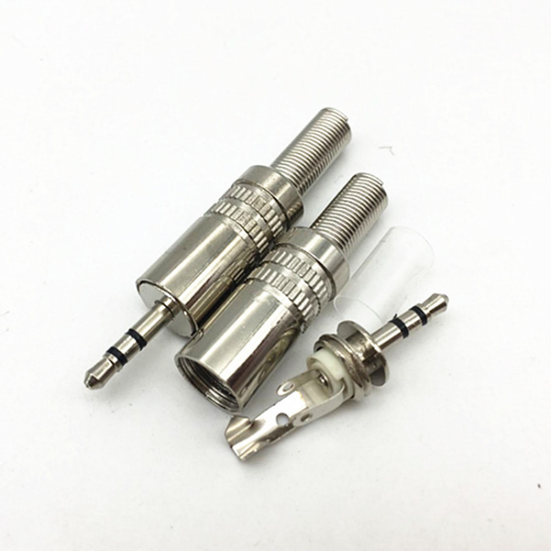 Replacement 10-Pack TRS Male Plug 3 Pole Stereo 2.5mm Solder Type DIY ...