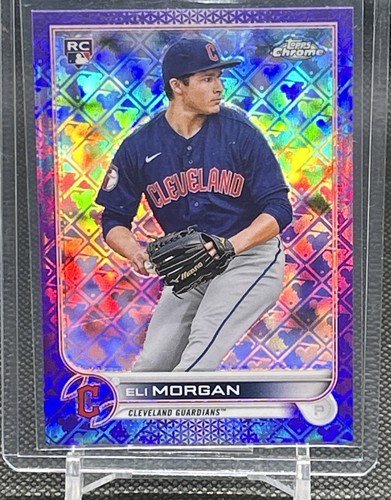 2022 Topps Chrome Logofractor Edition - Eli Morgan #14 Purple Refractor /250 | eBay