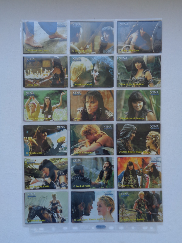 Xena Warrior Princess 72 Card Complete Set | eBay UK
