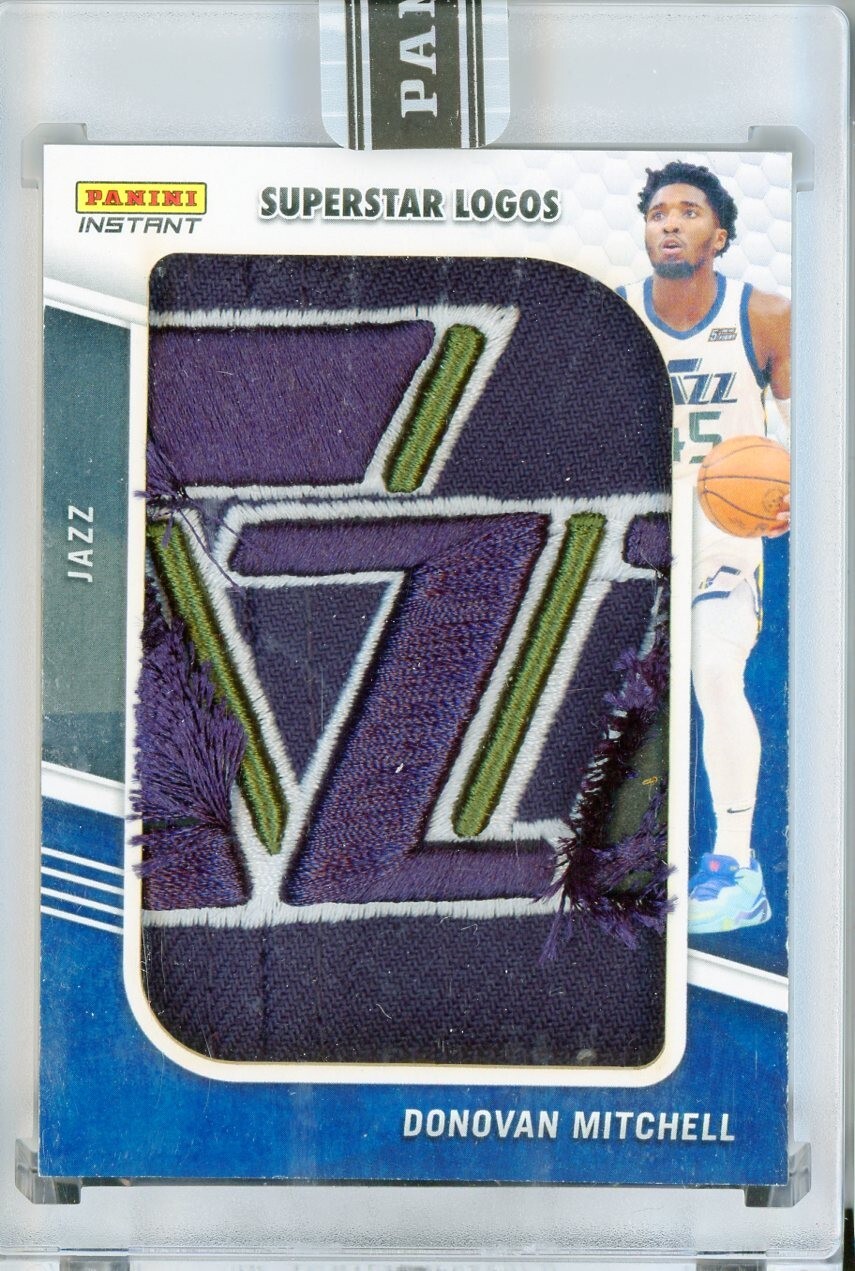 2021-22 Panini Instant Superstar Logos DONOVAN MITCHELL Jersey Patch ...
