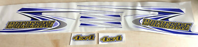 Yamaha Wolverine 350 Decals for blue plastics | ATV