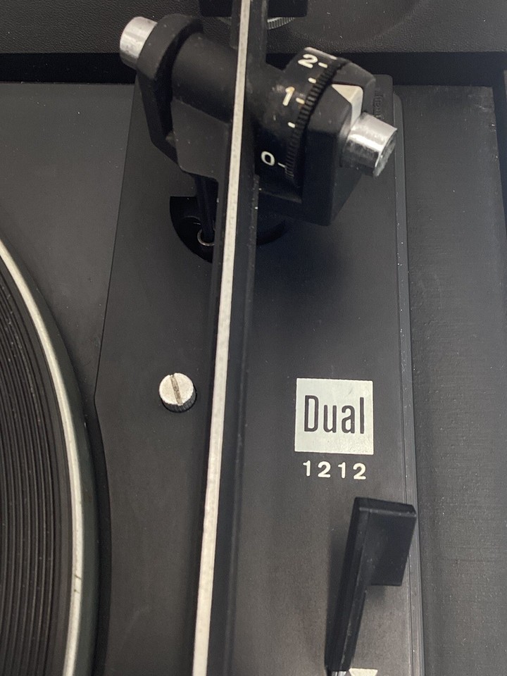 DUAL 1212 RECORD PLAYER w/CS504 BASE (STANTON 505 D-Sx + ORTOFON FF 15 ...