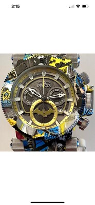 Invicta DC ComicBATMAN Graffiti Bracelet Swiss Z60 Chrono LE#0195/4000 ...