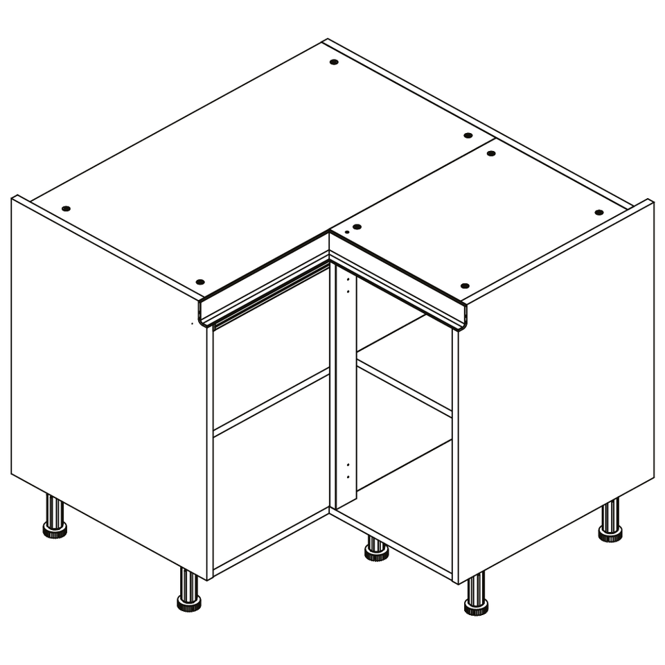 HANDLESS GOLA KITCHEN UNITS - BASE - WALL - CABINET - CARCASS - Flat ...