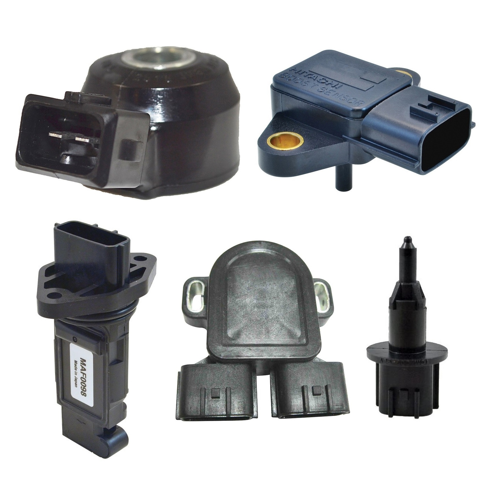 Hitachi Ignition Knock MAP MAF Throttle Position Sensors Kit For ...