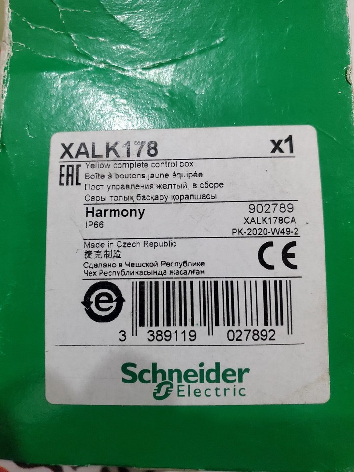 SCHNEIDER ELECTRIC XALK178 IP66 HARMONY EMERGENCY PUSHBUTTON FREE FAST ...