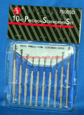 Sona~Set of 10 Screwdrivers~Small Tools~Hobbies,Trains,R/C,Models~Home ...