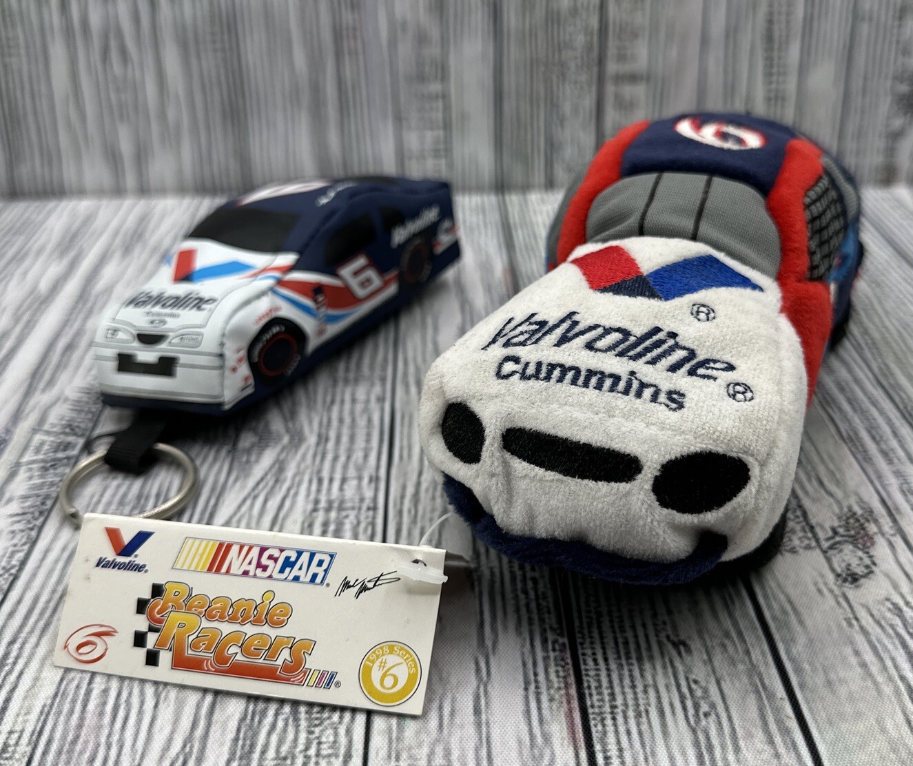 nascar Beanie Racers mark martin #6 Plush And Key Chain Purse | eBay