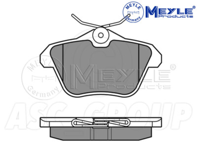 Meyle Brake Pad Set, Rear Axle With anti-squeak plate 025 216 0616 | eBay