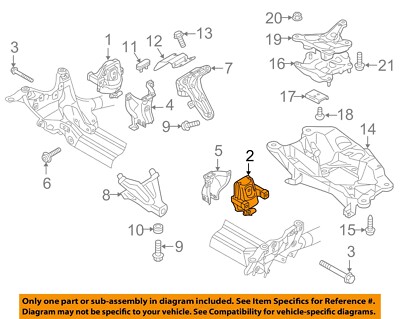 AUDI OEM 13-18 A6 Quattro Engine Trans Mounting-Motor Mount 4G0199381NS ...