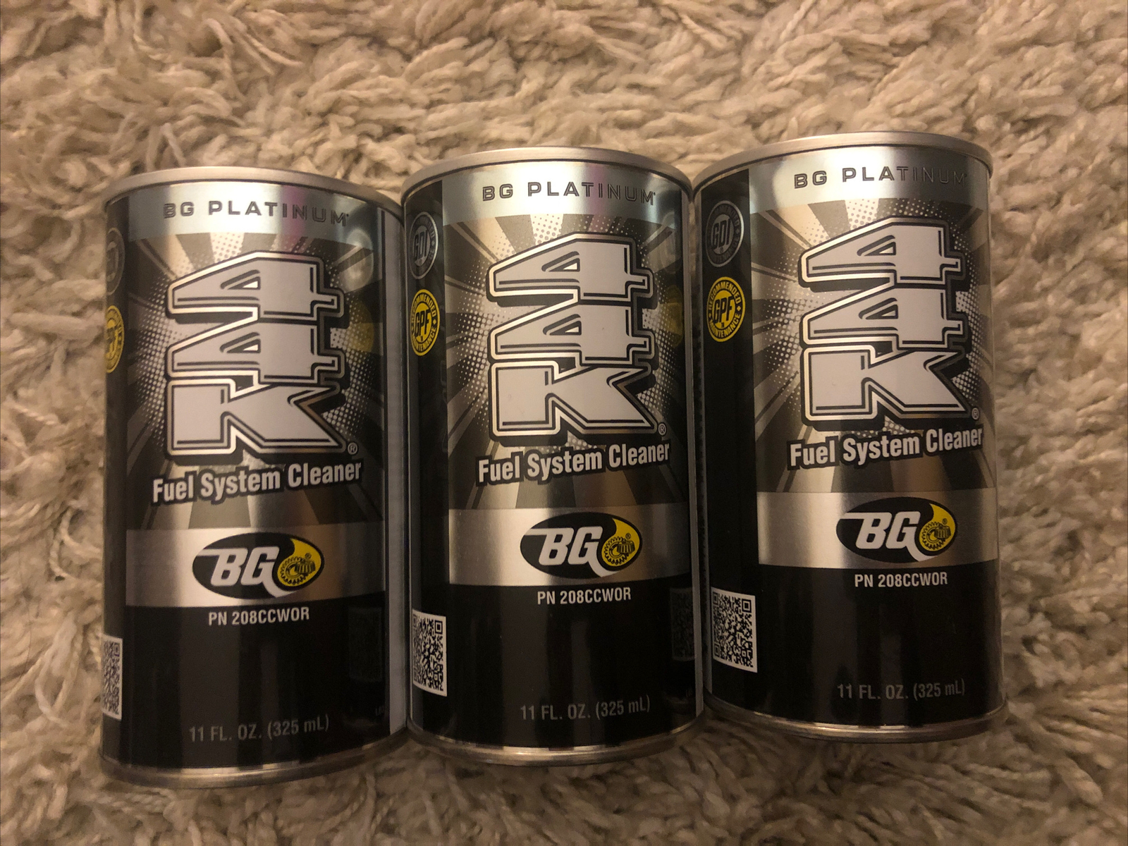 Set Of 3 BG 44K Fuel System Cleaner Platinum | eBay