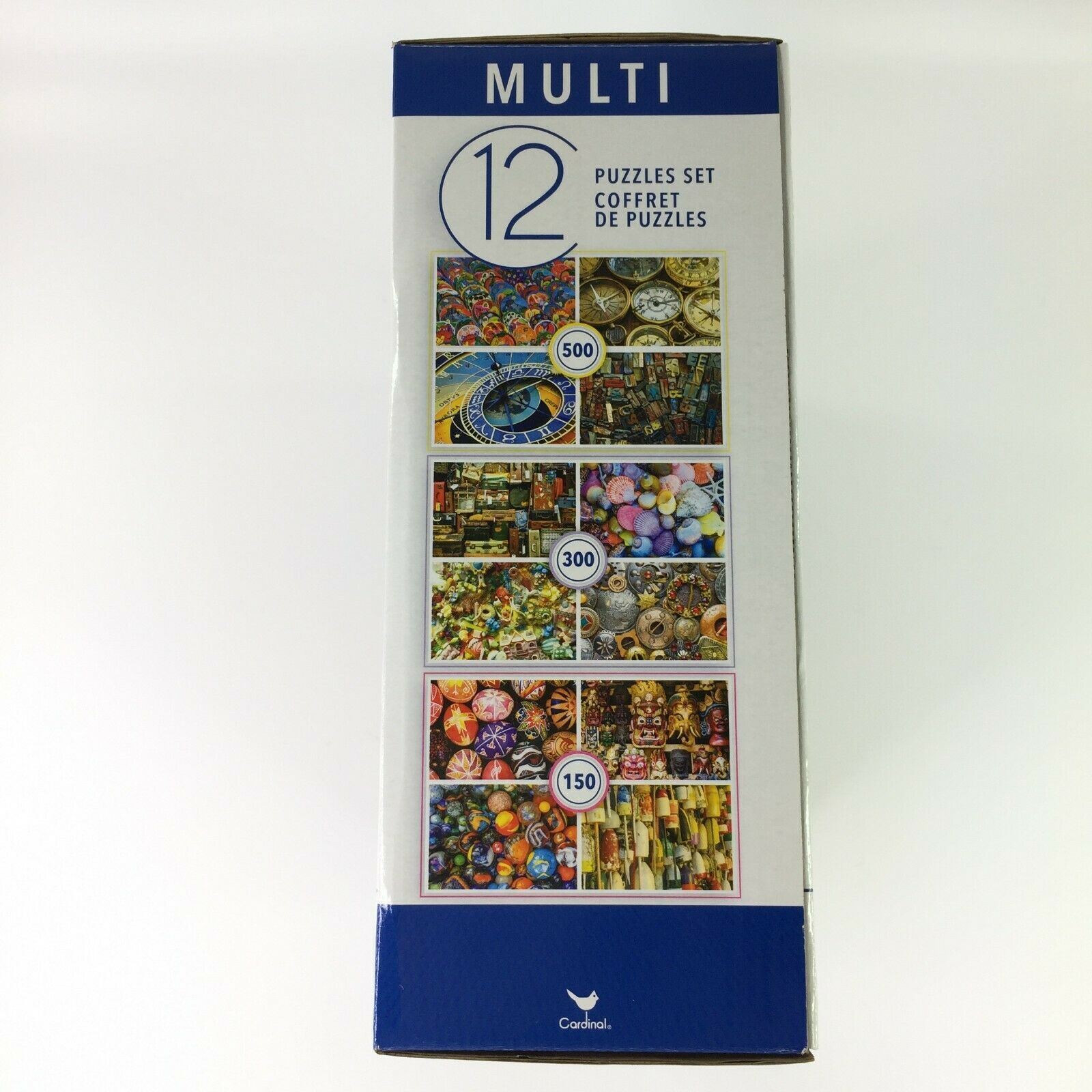 12 in 1 Puzzle Set Cardinal Jigsaw Puzzles 4 500pc 4 300pc 4 150pc ...
