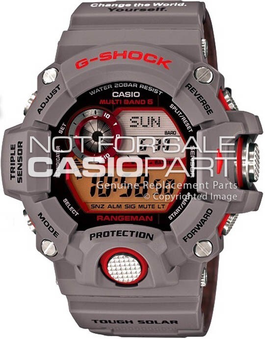 Genuine Casio Gray Watch Bezel f/ Rangeman GW-9400KJ-8 GW-9400 Grey ...