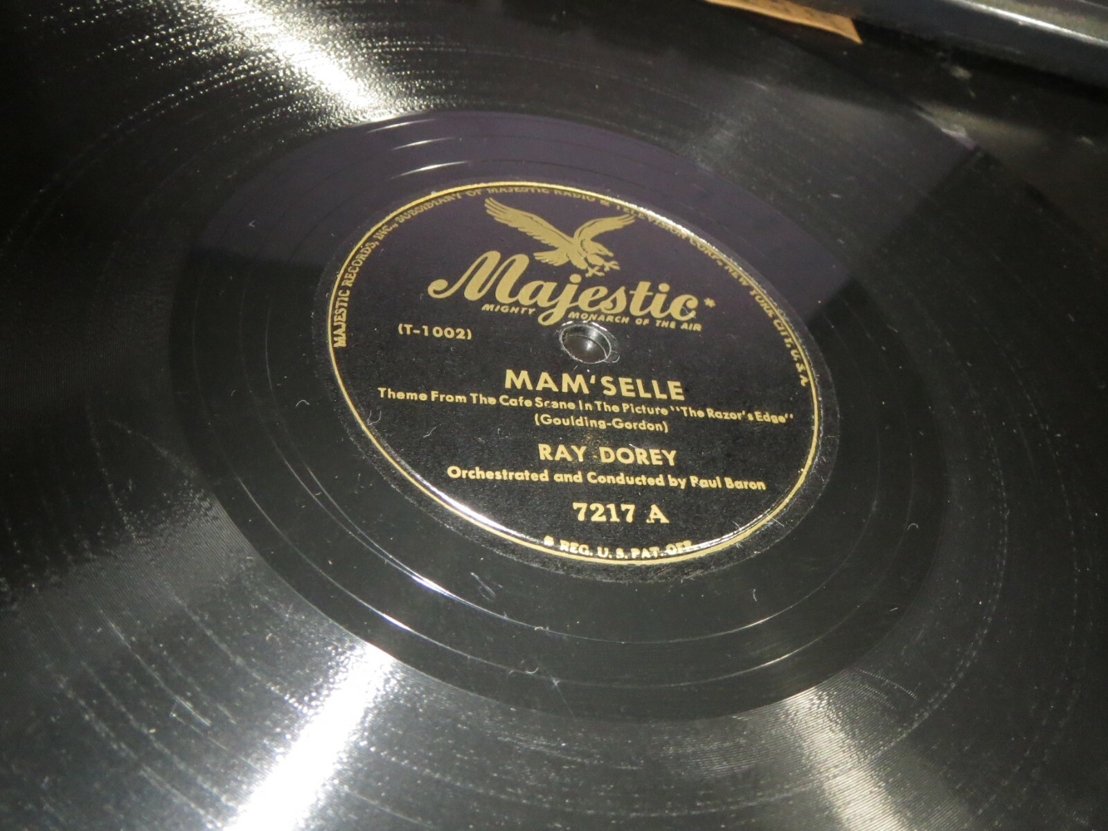 78RPM Majestic Ray Dorey - Mam'selle / Man Who Paints Rainbow, clean ...