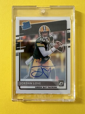 2020 Jordan Love Panini Donruss Optic Rated Rookie # /150 RC Auto Mint ...