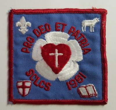 1981 BSA Pro Deo Et Patria SCLCS - 3" square patch | eBay