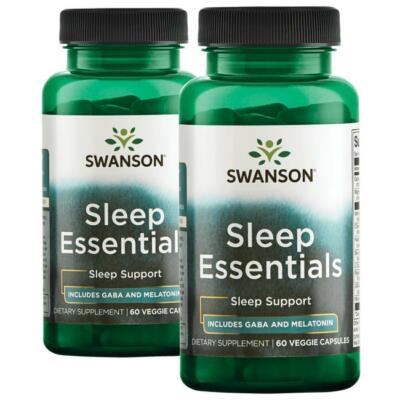 Swanson Sleep Essentials ( 60+60= 120) Veg Caps | eBay