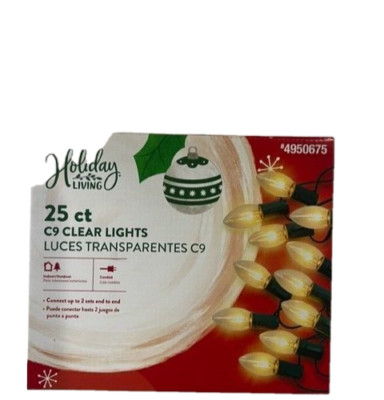 (2 Boxes) Holiday living C9 incandescent lights 25ct each. | eBay