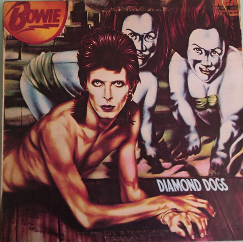 David Bowie Diamond Dogs New Zealand pressing 12'' vinyl Lp 1974 Glam ...