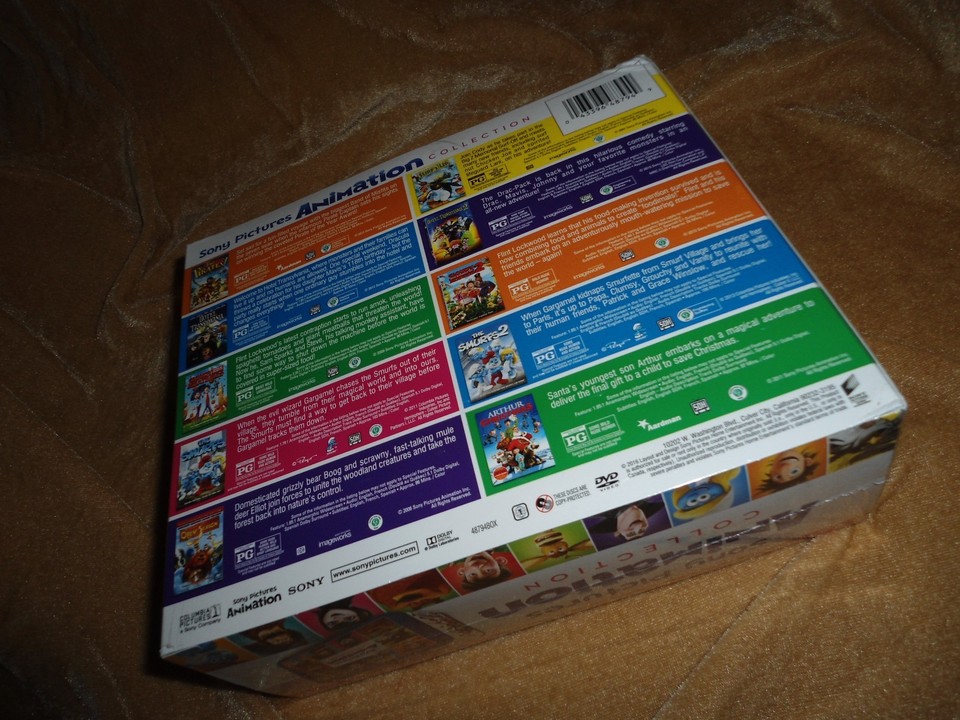 Sony Pictures Animation Collection 10-DVD + Lunchbox Gift Set (2016 ...