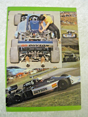 ROY LANE GUYSON 6 WHEELED F1 CAR POSTER ADVERT A4 FILE XL | eBay UK