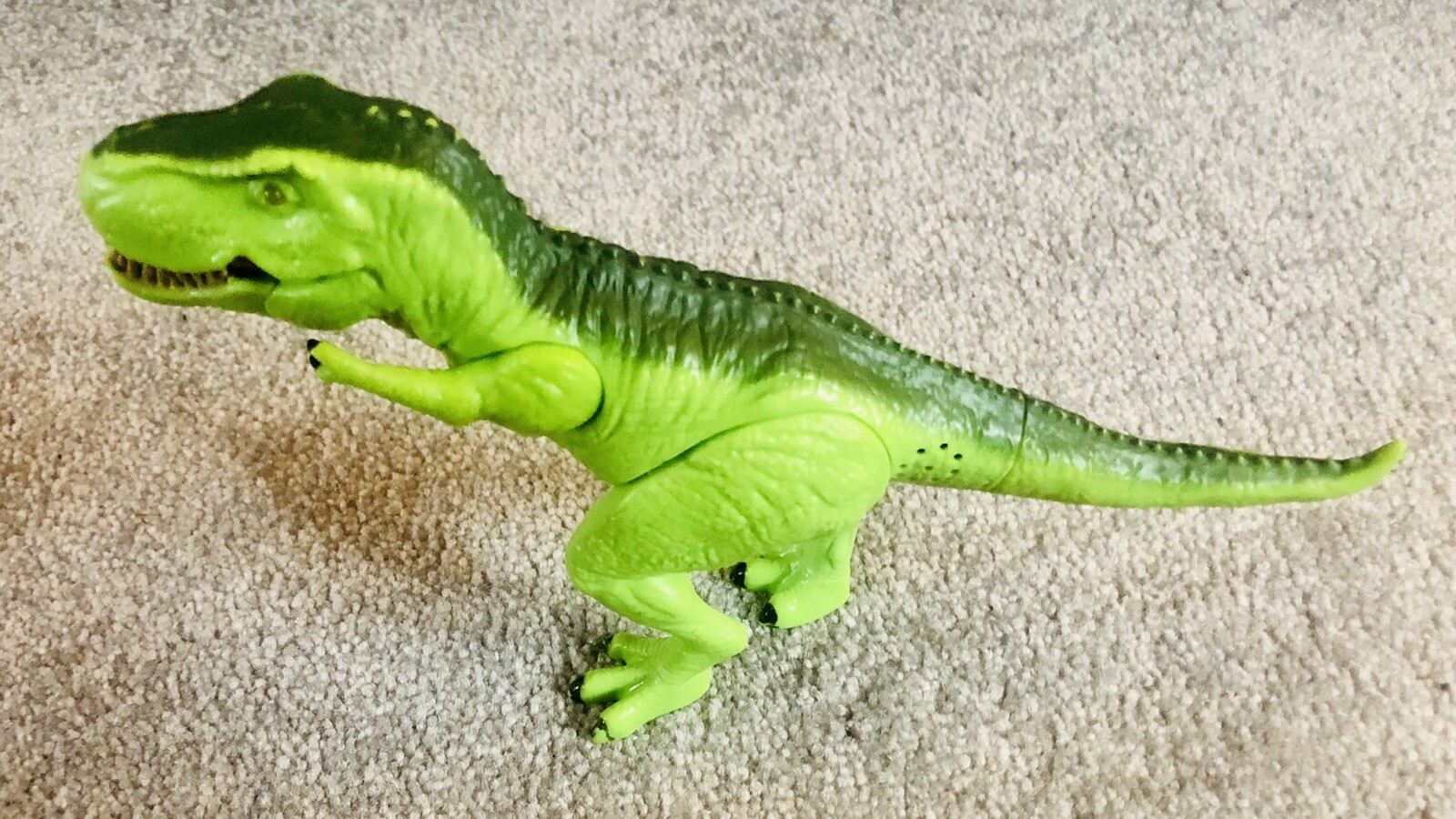 Mighty Megasaur 20cm Light and Sound Dinosaur - Neon green T-Rex | eBay UK