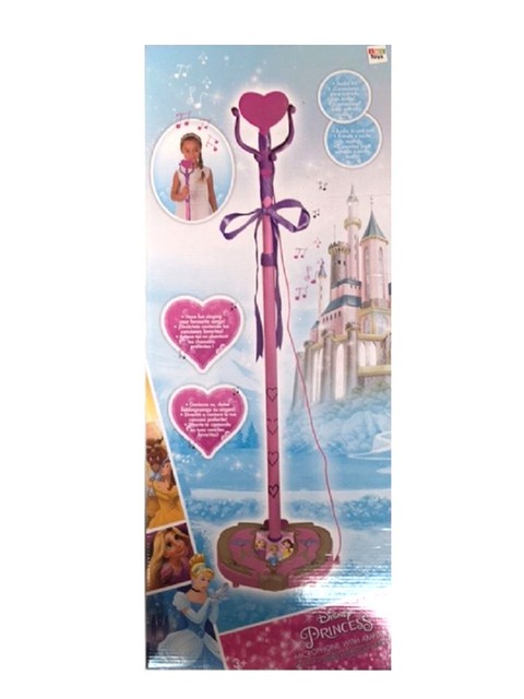 Disney Princess Childrens Girls Microphone Toy With Stand (210059) for ...