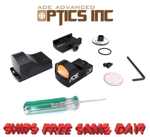 Ade Optics WATERPROOF Compact MINI Crusader Red Dot Reflex Sight Pistol ...