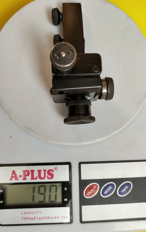 Rear diopter iris aperture receiver micrometer Peep URAL CM sight ...