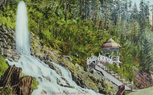 C.1910 Orone Falls and Springs, Cal. Vintage Postcard P105 | eBay