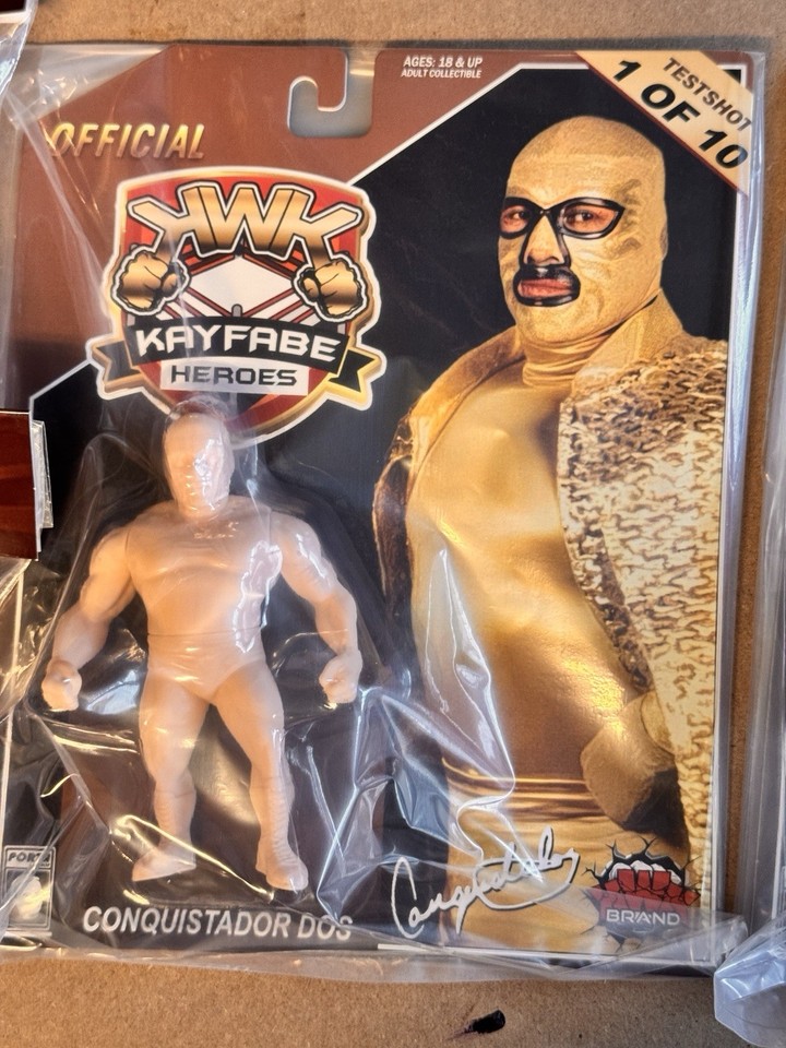 Los Conquistadores KWK Kayfabe Heroes 1/10 Testshot WWF WWE Retro ...