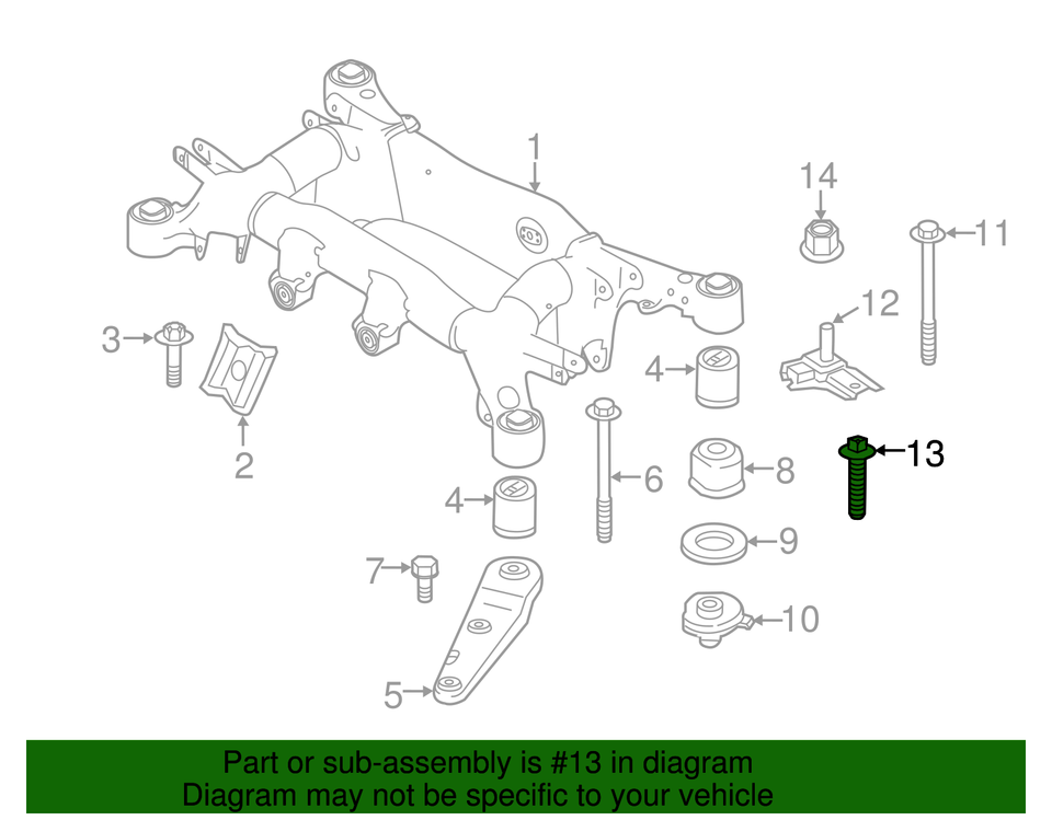Genuine BMW Rear Bracket Screw 31106850776 | eBay