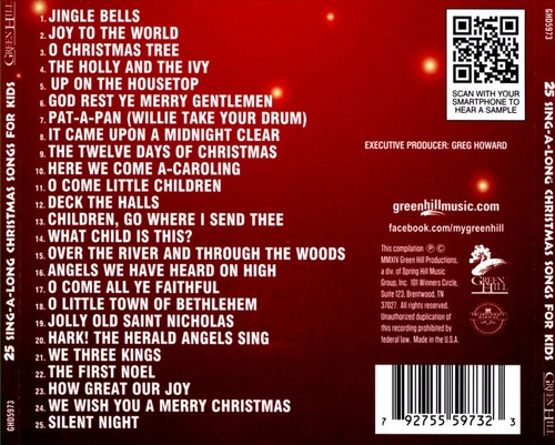 25 Sing-A-Long Christmas Songs for Kids by Songtime Kids (CD, 2014) for ...