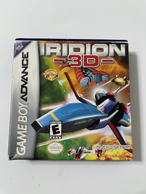 Iridion 3D - Authentic Nintendo Game Boy Advance GBA No Game Box ...