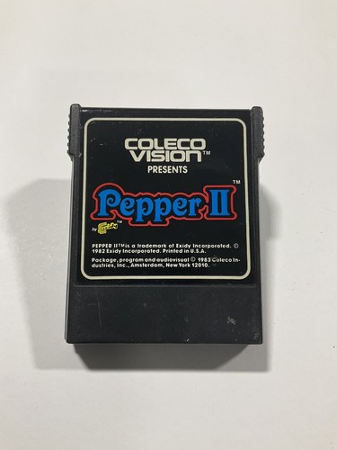 Pepper 2 Coleco Vision Video Game Cartridge Only 1982 Exidy | eBay