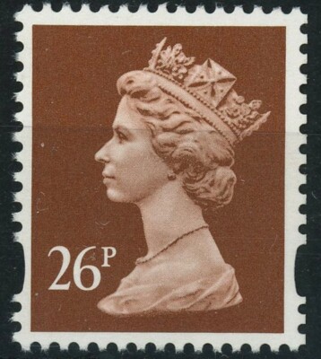 Great Britain SG#Y175 Machin Queen Elizabeth Phosphor Omitted 26p ...