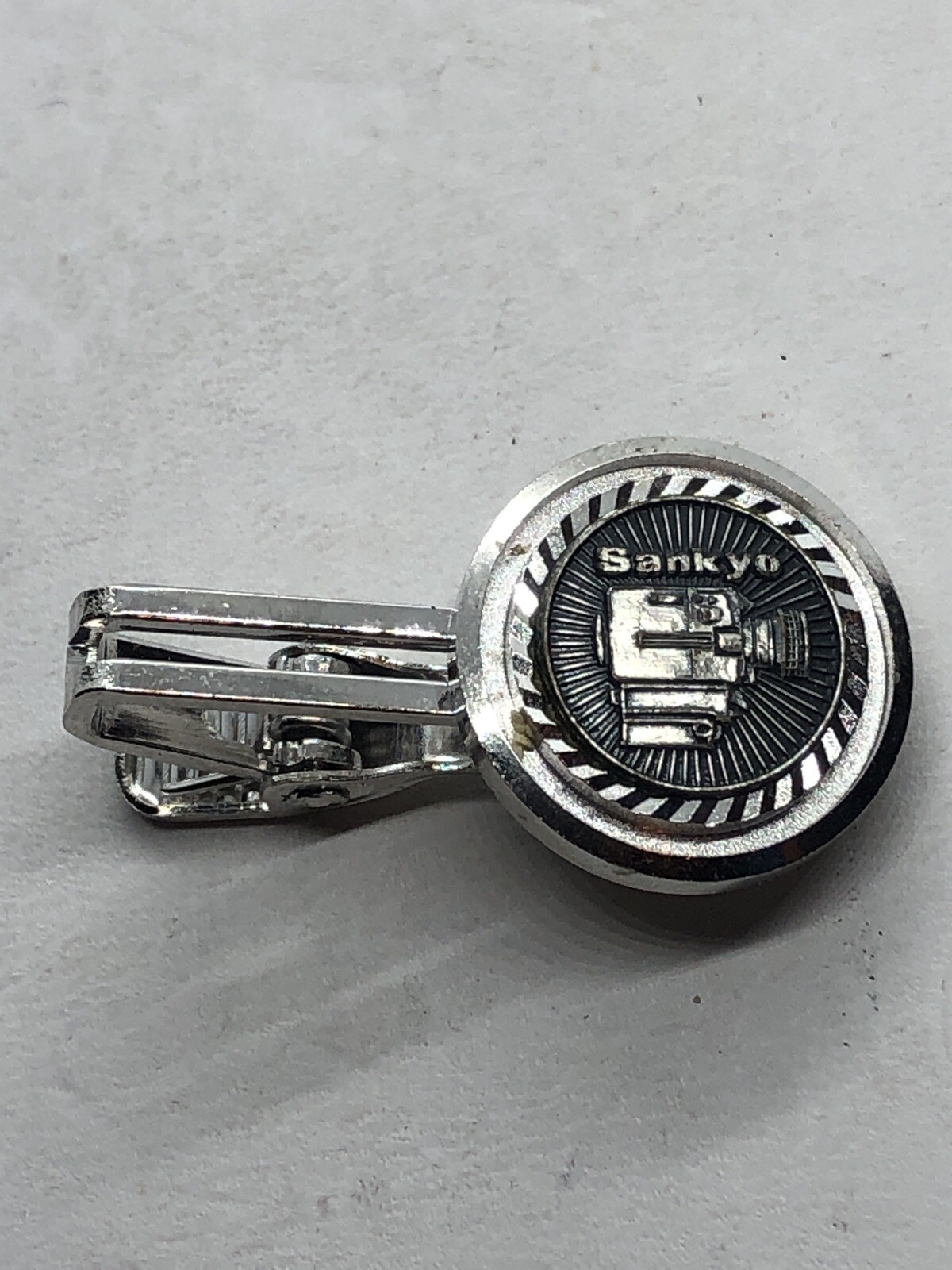 Vintage Sankyo Camera Photography Tie Clip - Gem